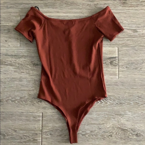 Rue21 | Tops | Nwt Brown Ribbed Short Sleeve Bodysuit From Rue2 | Poshmark